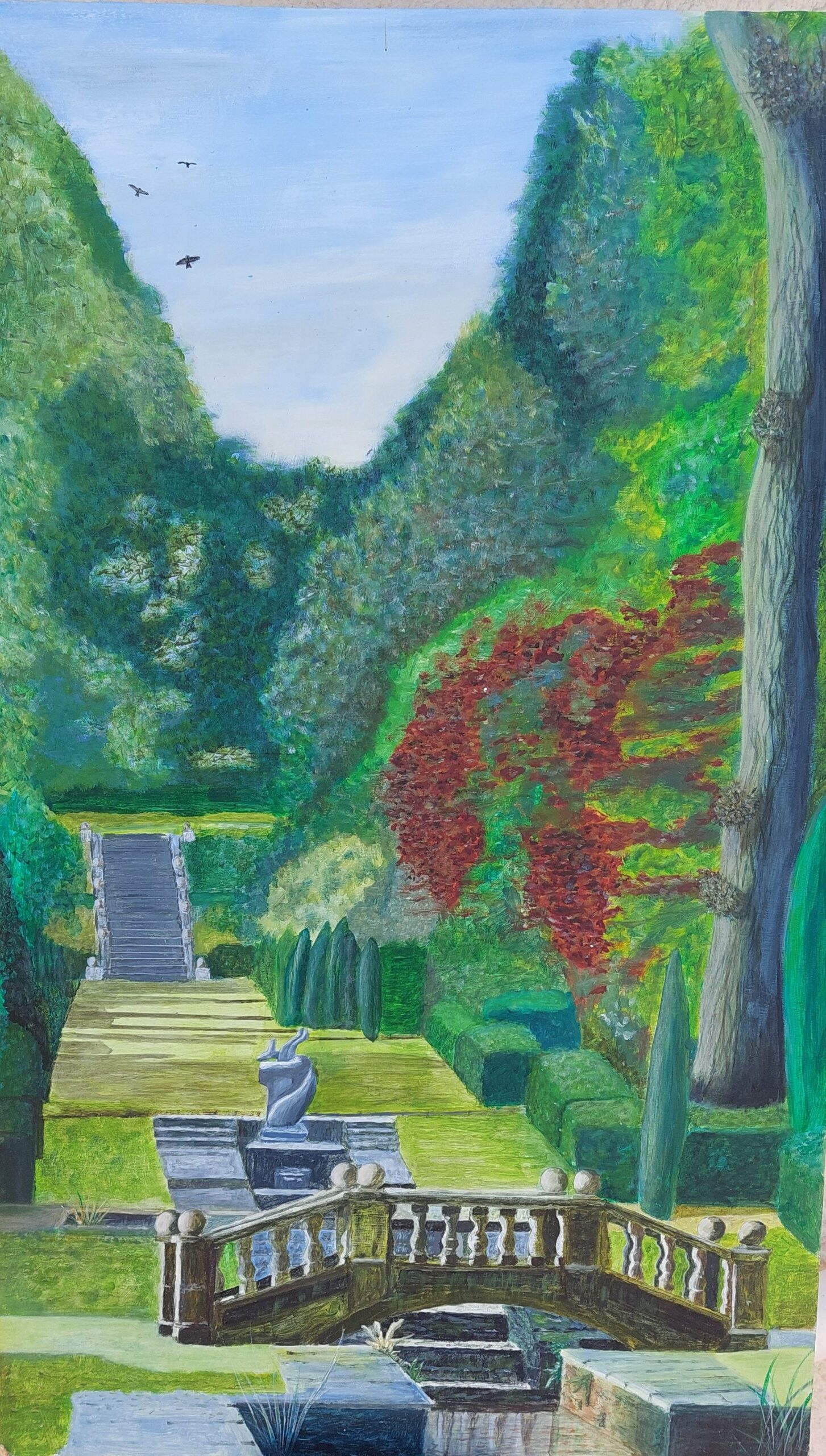 Lara and Alfo, David Booth – Wallingford & District Art Club