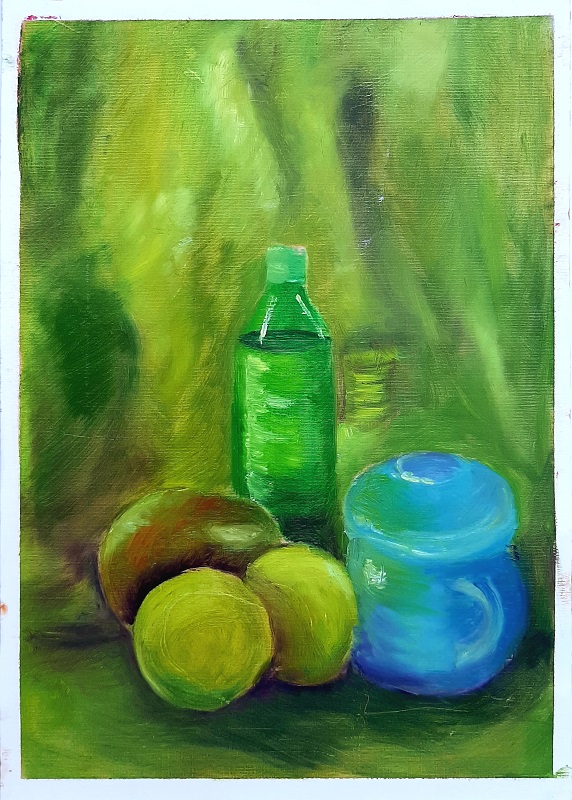 Rabbits Hill Ewelme, Brian Butcher – Wallingford & District Art Club