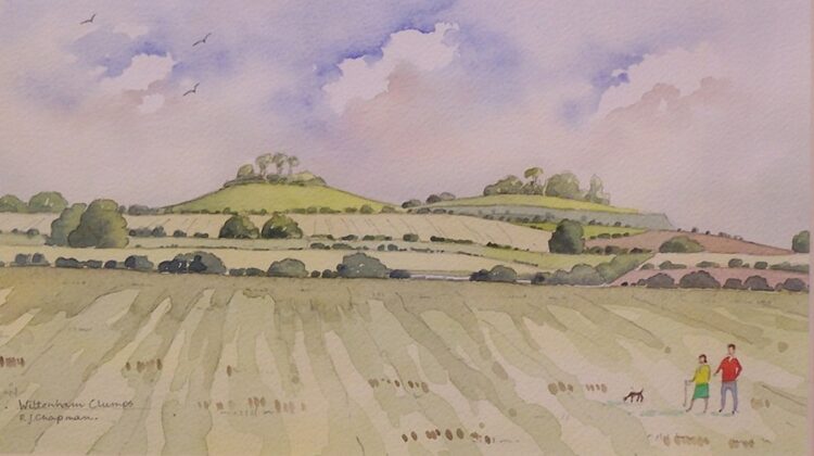 Wittenham Clumps, Mark Wood – Wallingford & District Art Club