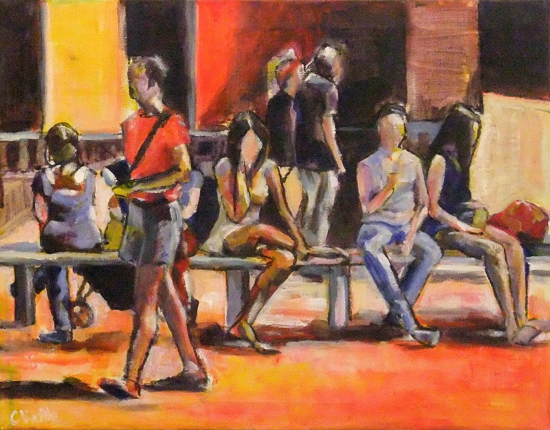 Summer fields, Carole Kettle – Wallingford & District Art Club