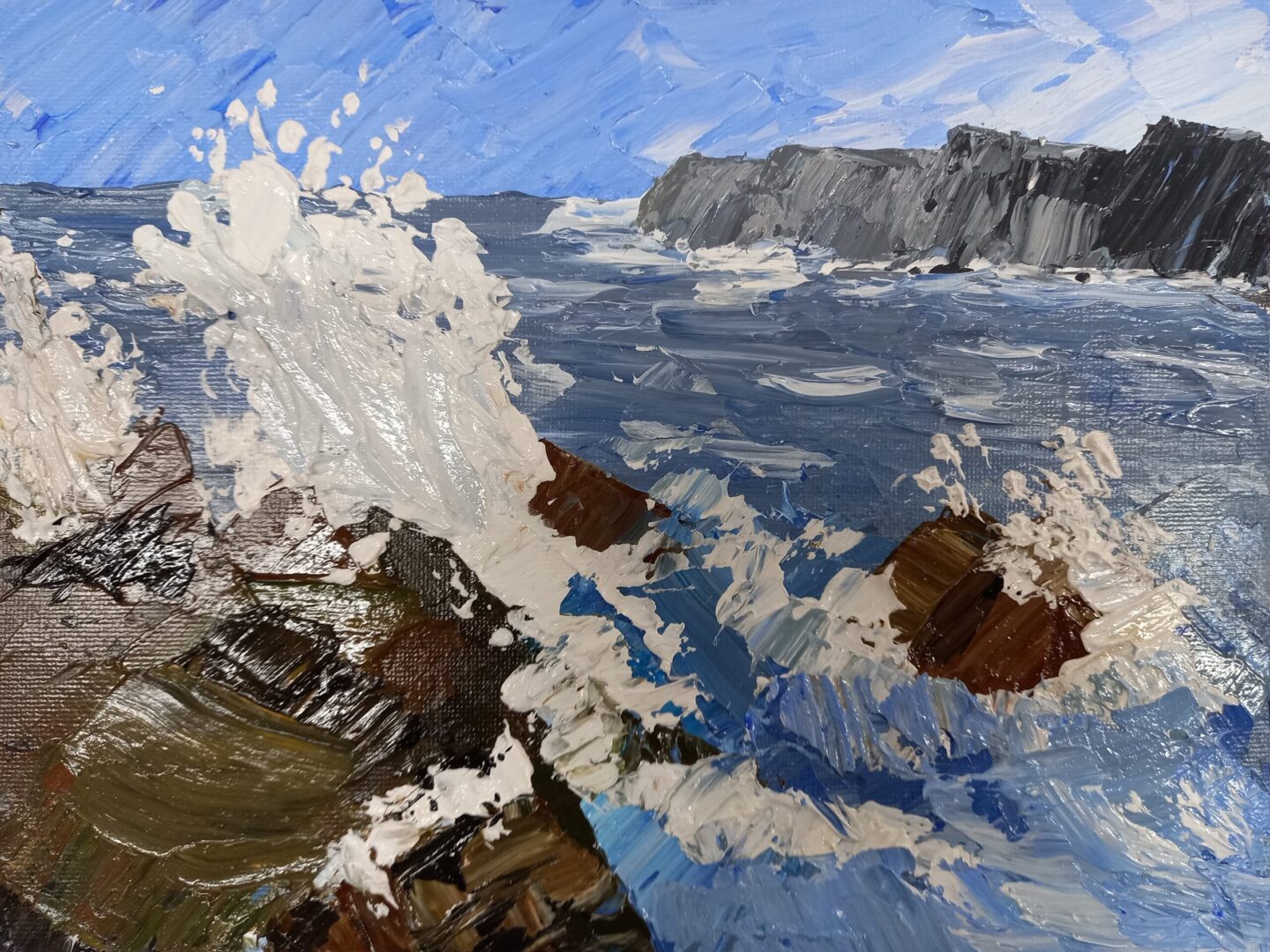Stormy moor, Nicola Webb – Wallingford & District Art Club