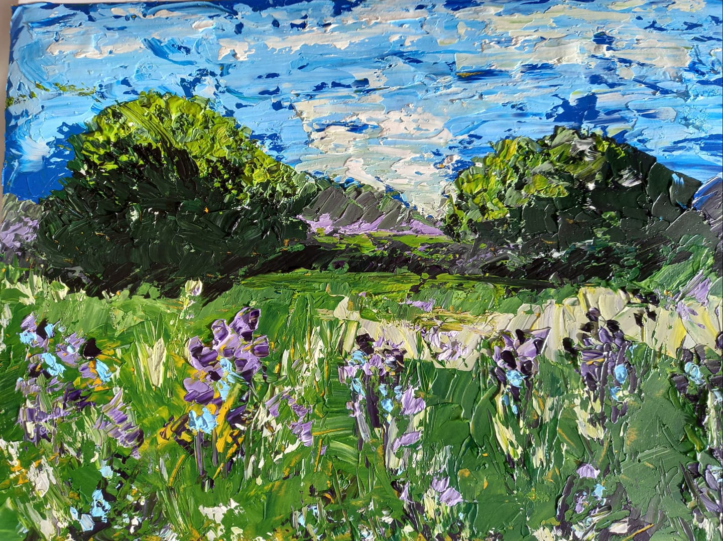 Stormy moor, Nicola Webb – Wallingford & District Art Club