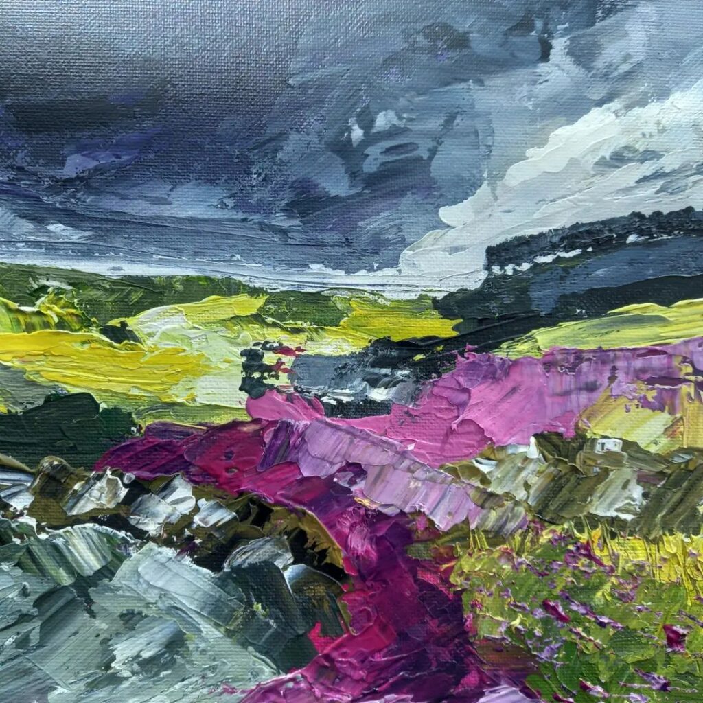 Stormy moor, Nicola Webb – Wallingford & District Art Club