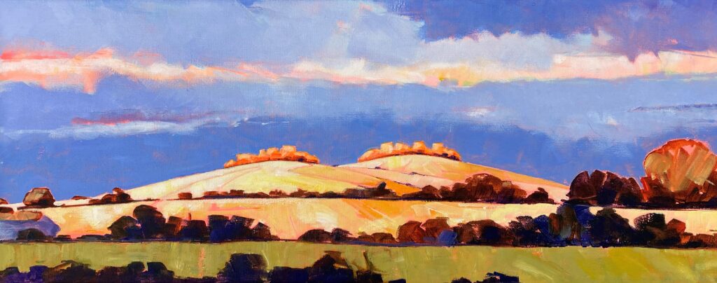 Wittenham Clumps, Mark Wood – Wallingford & District Art Club