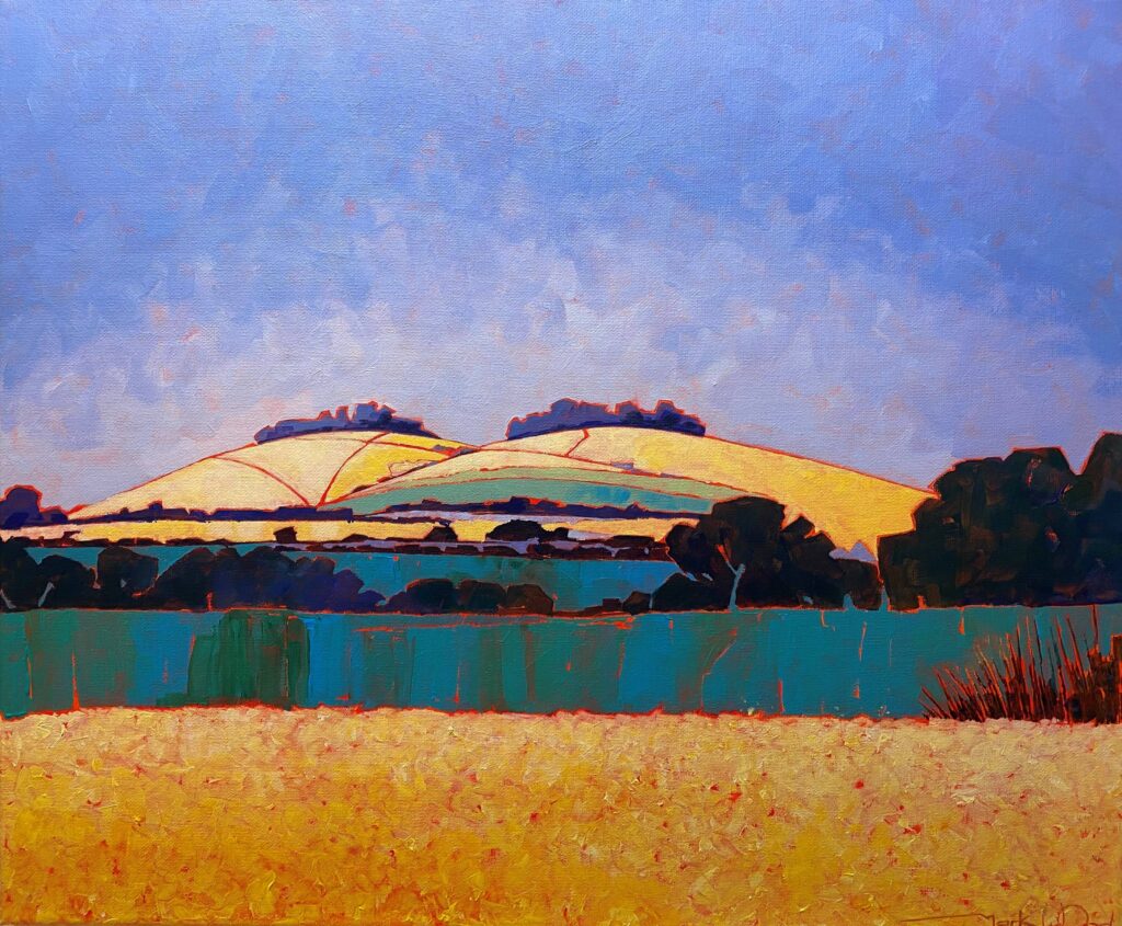 Wittenham Clumps, Mark Wood – Wallingford & District Art Club