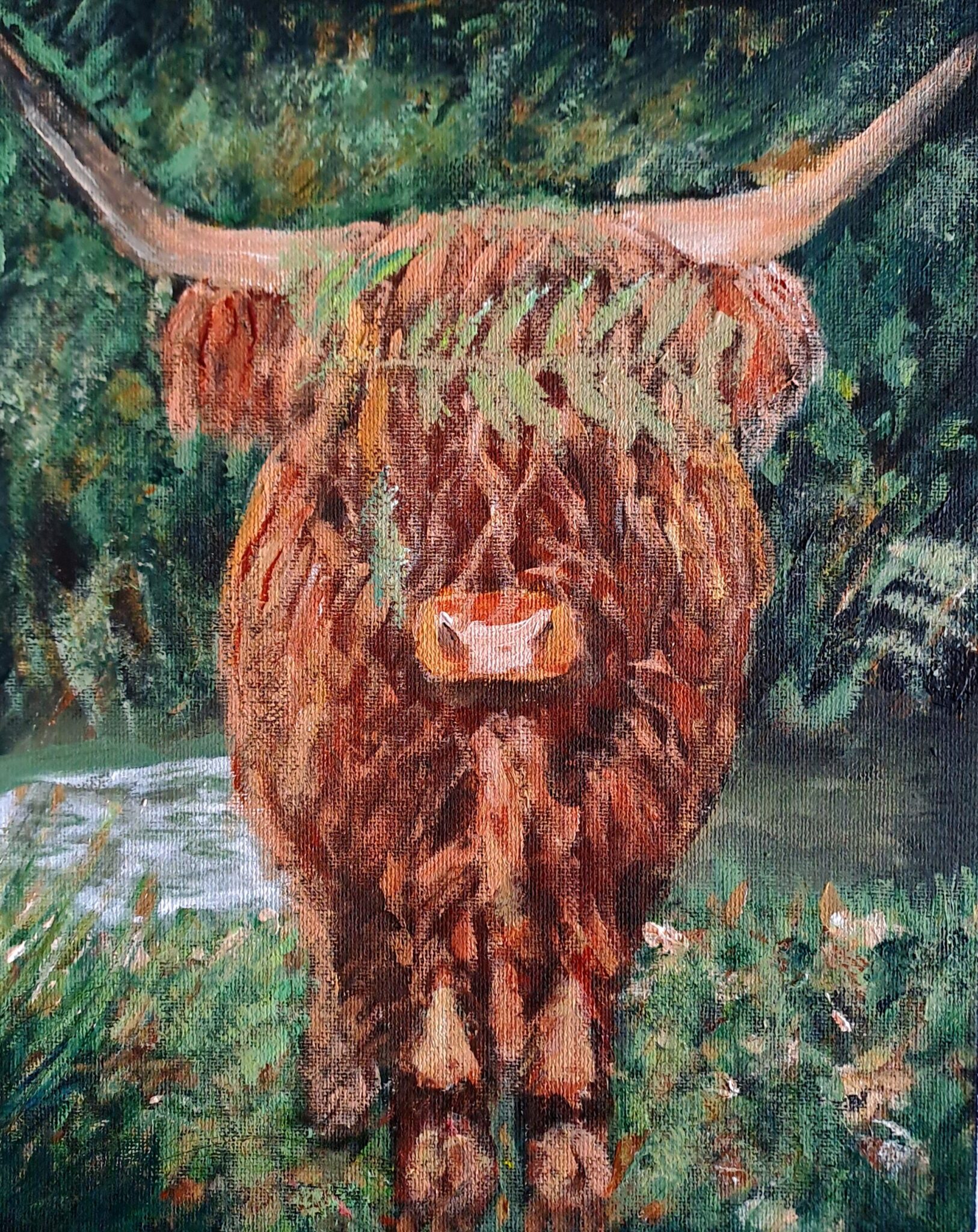 Summer beach, Paul Ross – Wallingford & District Art Club