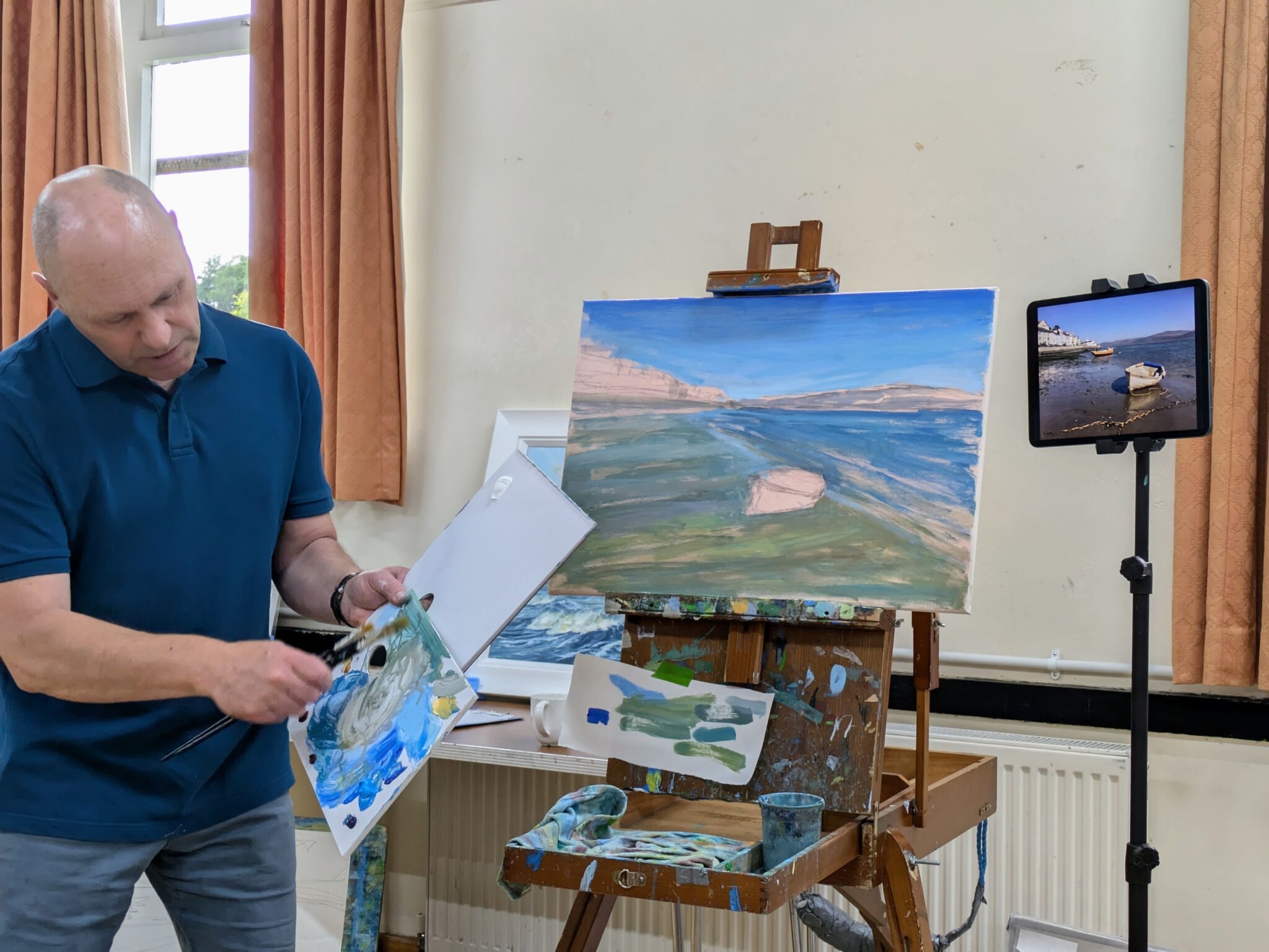 Workshop: Expressive seascape in acrylic – Wallingford & District Art Club